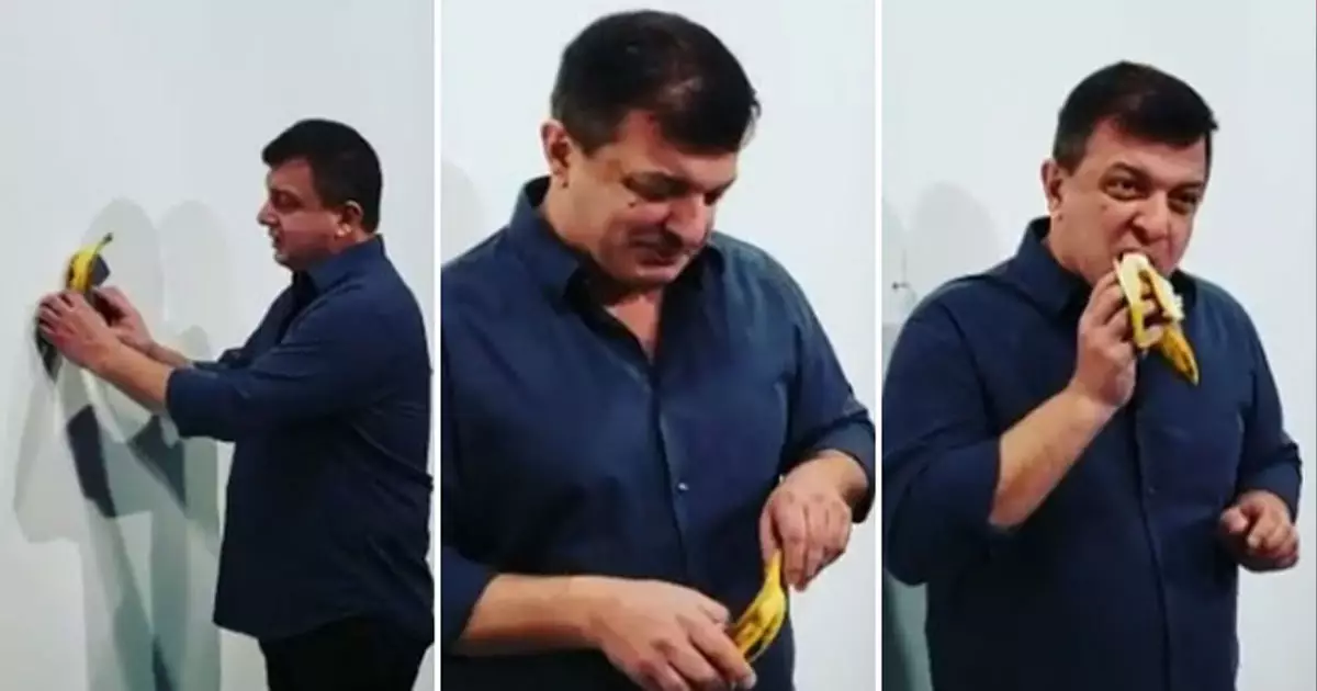 David Datuna, l’homme qui a mangé la banane à 120.000 dollars, s’explique