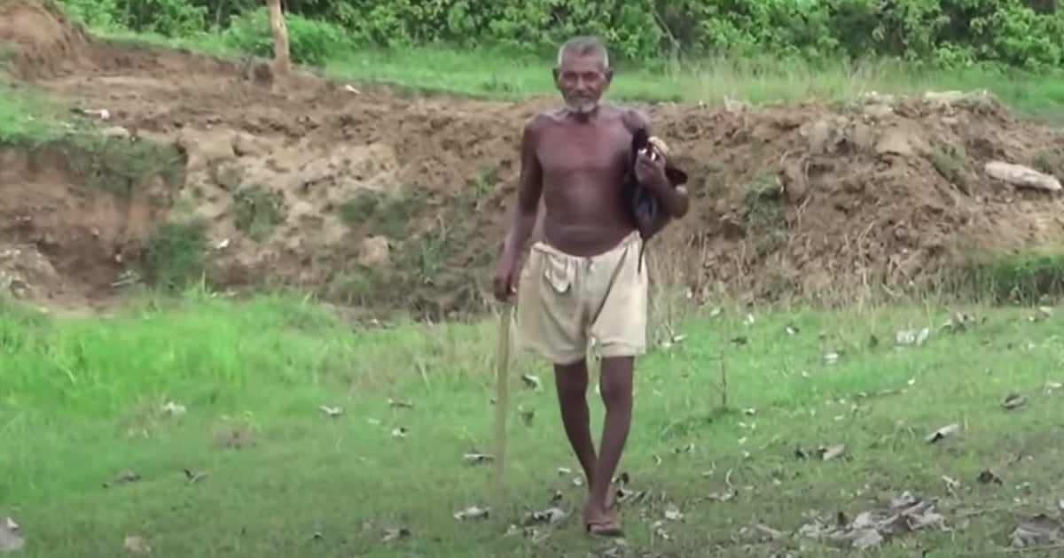 Inde : il creuse pendant 30 ans un canal pour apporter de l'eau dans ...