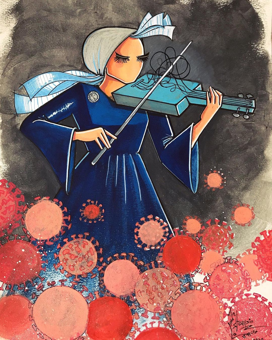 40 œuvres bouleversantes de Shamsia Hassani, la première femme artiste ...