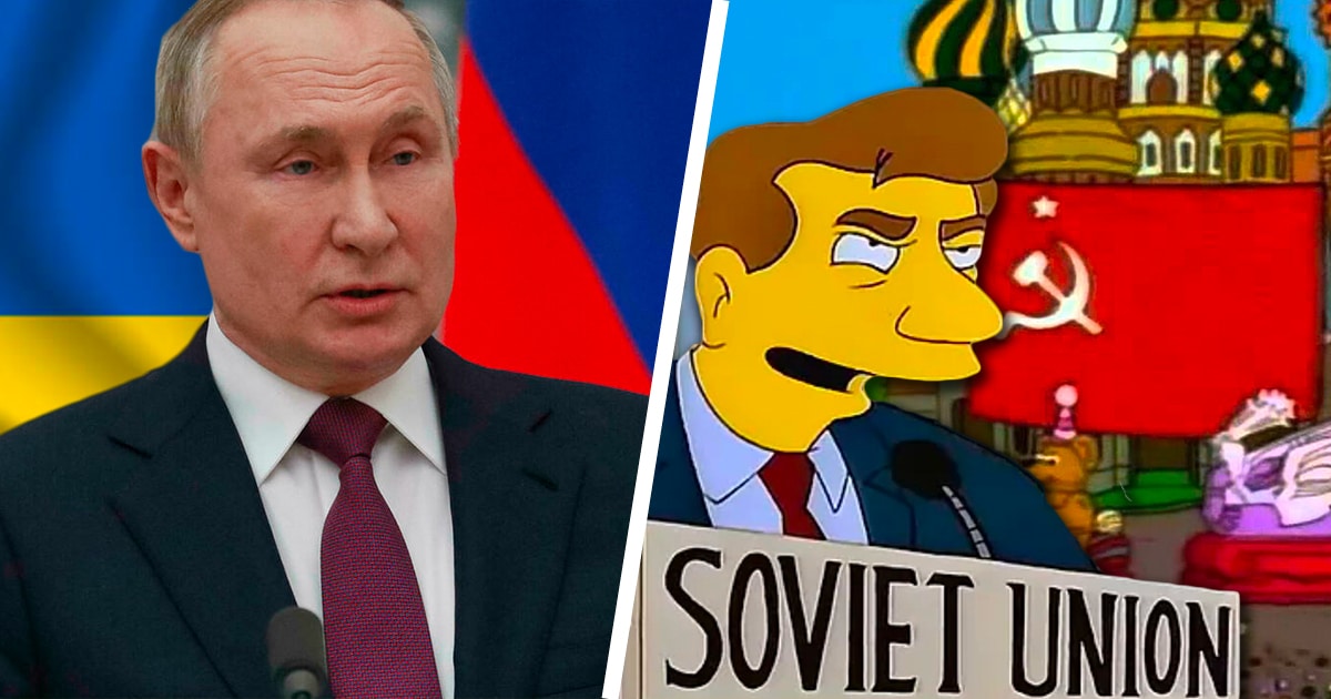 Les Simpson avaient prédit le conflit entre la Russie et l’Ukraine en 1998