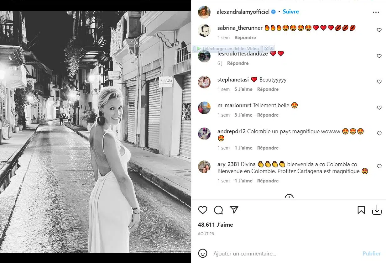 à 50 ans, Alexandra Lamy ose la robe moulante et montre qu’elle n’a ...